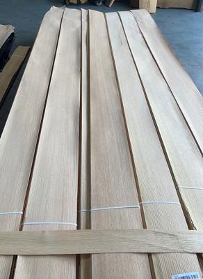 China Lange 250 cm Rode eik hout fineer 12 cm Breedte AA-klasse Dikte 0,5 mm Te koop