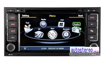 China VW Volkswagen Touareg estéreo do carro de 7 polegadas com Sat Nav e Bluetooth para sistemas de navegação de GPS à venda