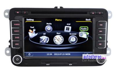 China Equipamento estereofónico do carro DVD do estremecimento 6,0 para a zona magnífica de Skoda Fabia Octavia Roomster três à venda