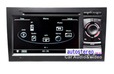 China Reprodutor de DVD estereofónico de Satnav dos multimédios da unidade da cabeça de Audi A4 S4 auto GPS com estremecimento 6,0 de Sat Nav à venda
