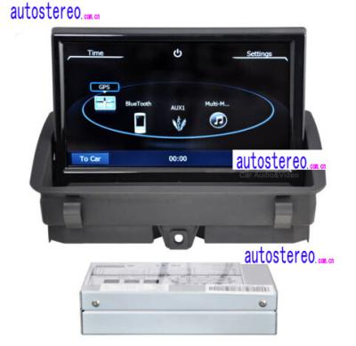 China Os multimédios automotivos para a navegação DVD de Audi Q3 GPS Satnav dirigem o estéreo Bluetooth da unidade à venda