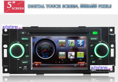 Cina Stereotipia del lettore DVD di Sat Nav Bluetooth di multimedia di Chrysler Dodge in vendita
