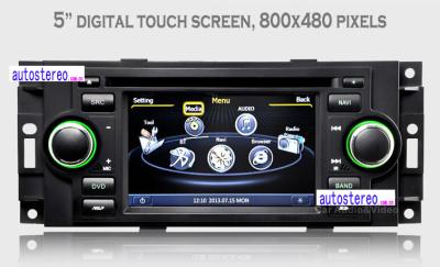 Cina Multimedia a 5 pollici Sat Nav Autoradio dell'incrociatore della pinta con 3G WIFI iPod in vendita