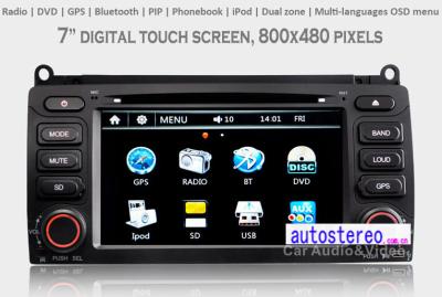China Unidade da cabeça de GPS do carro para o reprodutor de DVD estereofónico de rádio de GPS da navegação de MG7 ROVER75 Sat Nav à venda