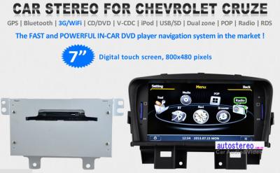 China Navegação estereofónica Satnav DVD de GPS da unidade da cabeça de Chevrolet Chevy Cruze Autoradio do reprodutor de DVD 4 do carro à venda