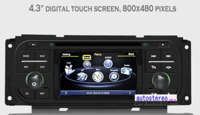 China Carro Sat estereofónico Nav DVD estereofónico para o jipe Dodge GPS Satnav Autoradio de Sebring do cruzador de Chrysler pinta à venda