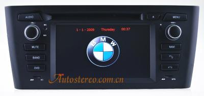 Cina BMW un'automobile DVD Sat Nav, sistema multimediale di 1 serie E81 E82 dell'automobile di HD in vendita