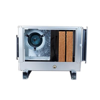 China Effizienter Zentrifugalventilator mit Kanalluftversorgungskammer Modernisiertes Wasservorhang-Kühlsystem für gewerbliche Küchen zu verkaufen