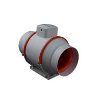 China Plastic Inline Duct Fans HVAC Impeller Forward Diagonal Flow 220V for sale
