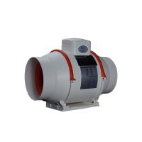 China Plastic Inline Duct Fans HVAC Impeller Forward Diagonal Flow 220V for sale