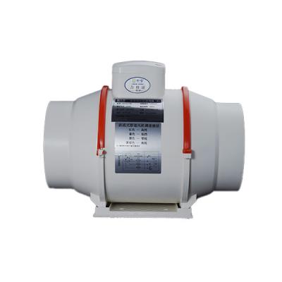 China Verbeterde wc-ventilatie met kunststof-inline-kanalen met gemengde stroom voor efficiënte extractie en uitlaat Te koop