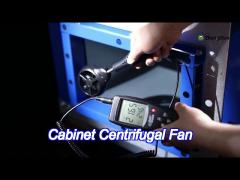Powerful and Low-Noise Cabinet Centrifugal Fan for Grease and Odor Elimination in Dining Venues