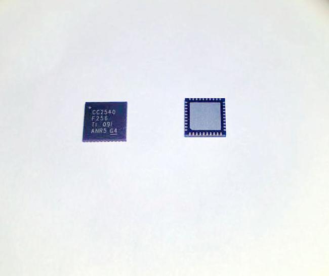 CC2540F256RHAR Bluetooth chip front view