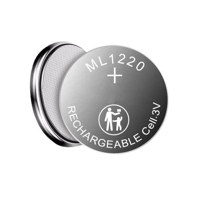 ML1220 Lithium-ion Button Battery front view