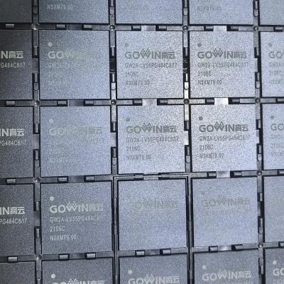 China PBGA484 4PLLs FPGA Field Programmable Gate Array GW2A-LV55PG484C8/I7 for sale