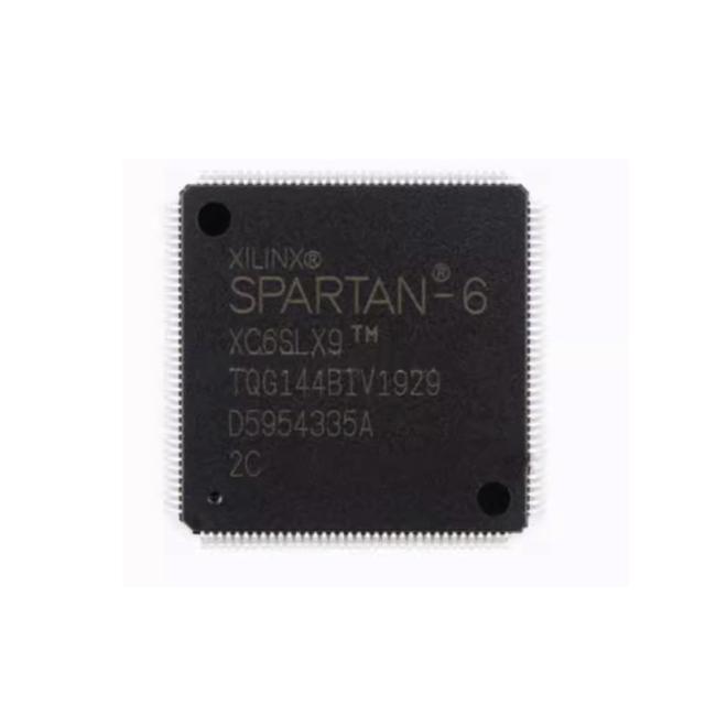XC6SLX9-2TQG144C FPGA chip top view