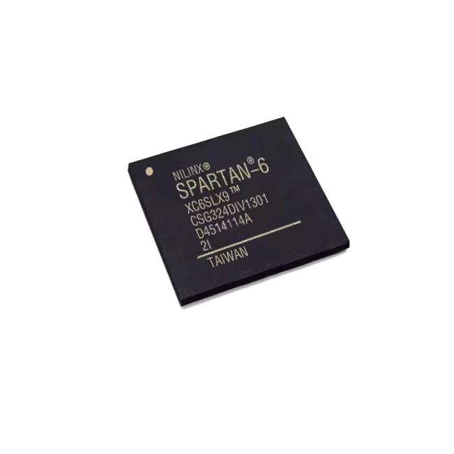 XC6SLX9-2CSG324I FPGA chip side view