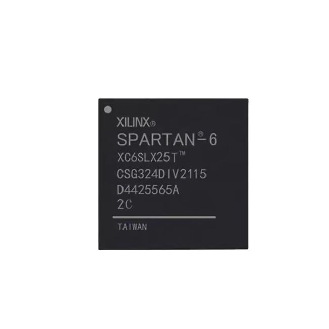 XC6SLX9-2CSG324I FPGA chip top view