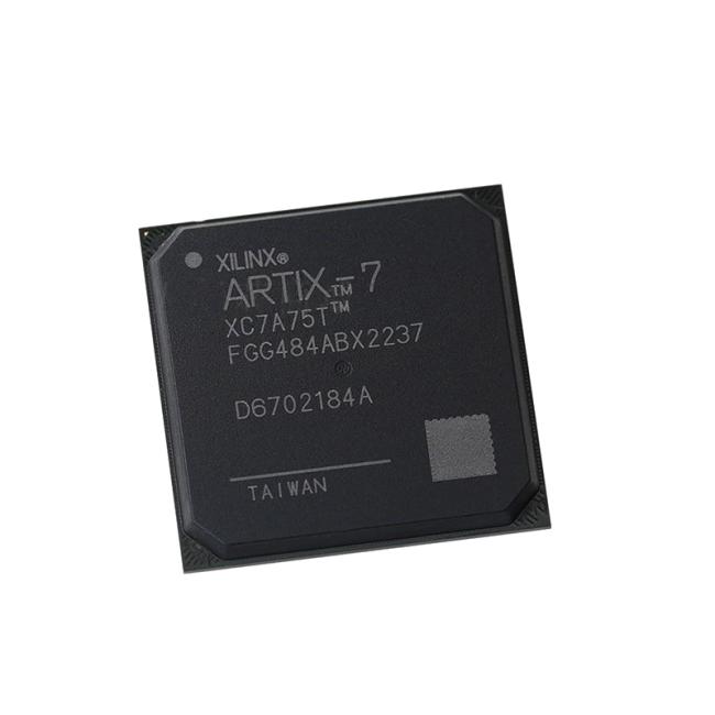 XC7A75T-2FGG484I FPGA chip front view