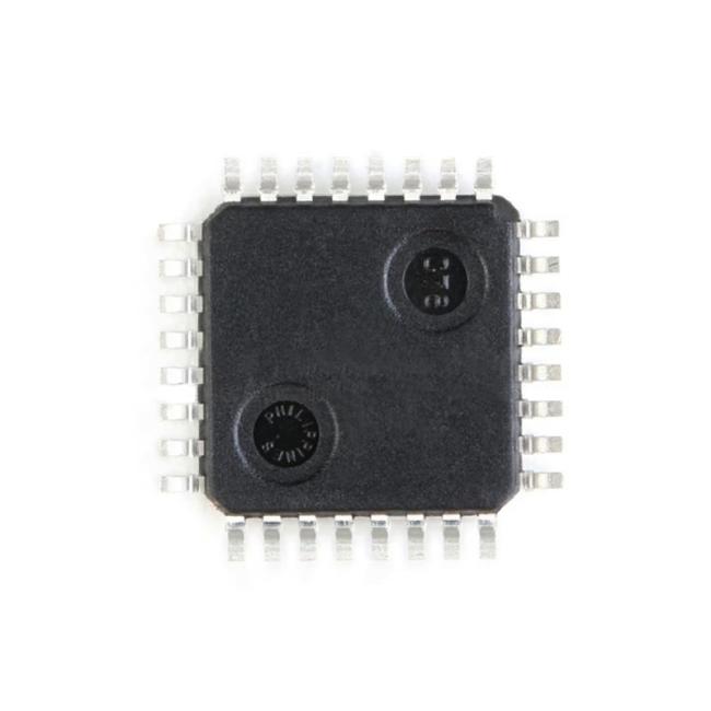 ATMEGA328P-AU Microcontroller Chip side view