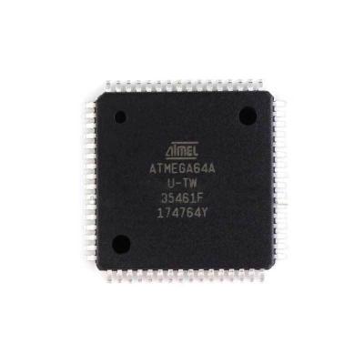 China 8bit 16MHz Mcu Memory Control Unit 64KB Flash Memory Atmel Chip ATMEGA64A-AU for sale