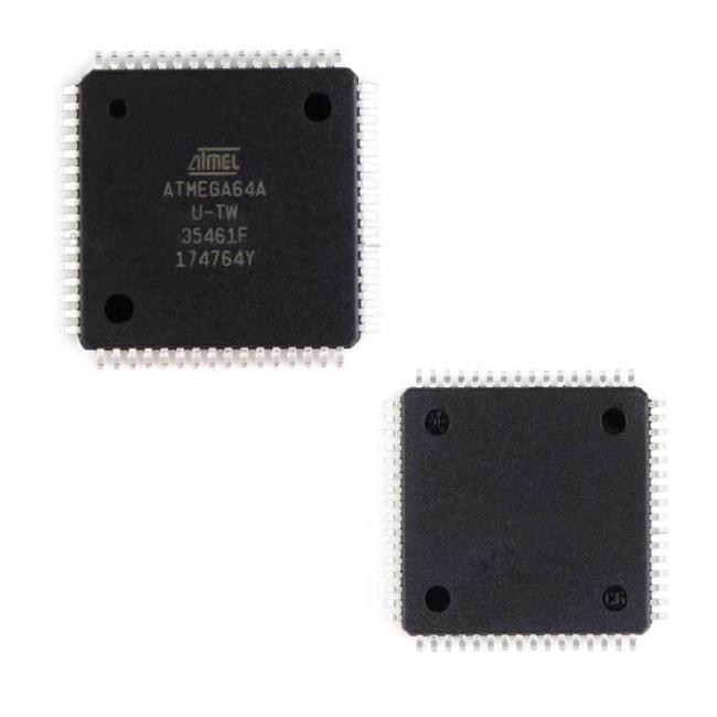 ATMEGA64A-AU Microcontroller package view