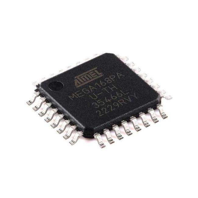 ATMEGA168PA-AU Microcontroller front view