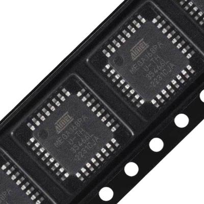 China Atmel 8 Bit MCU Microcontroller Unit 16 32KBytes Programmable Flash ATMEGA168PA-AU for sale