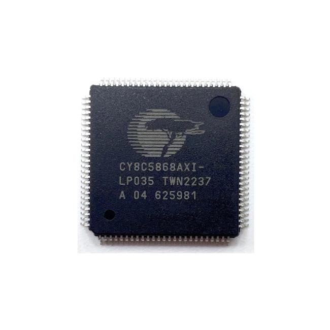 CY8C5868AXI-LP035 Microcontroller side view