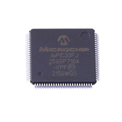China DSP DSC 16-bit Digital Signal Controllers 256KB Flash And 30KB SRAM With Advanced Analog Processors DSPIC33FJ256GP710A-I/PF for sale