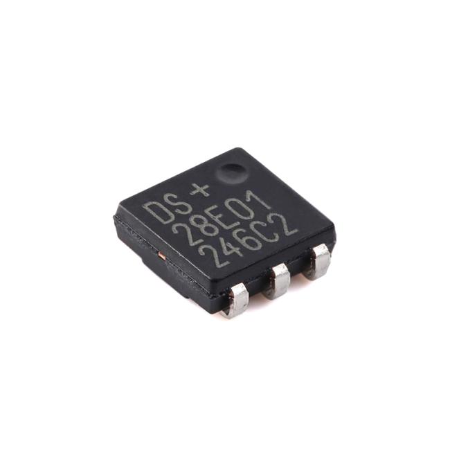 DS28E01P-100+T EEPROM chip image 1