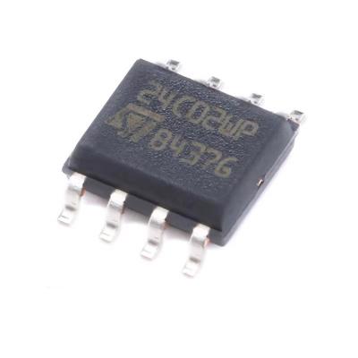 China 1Kbit 2Kbit EEPROM Chip I2C 400kHz Bus M24C02-WMN6TP for sale