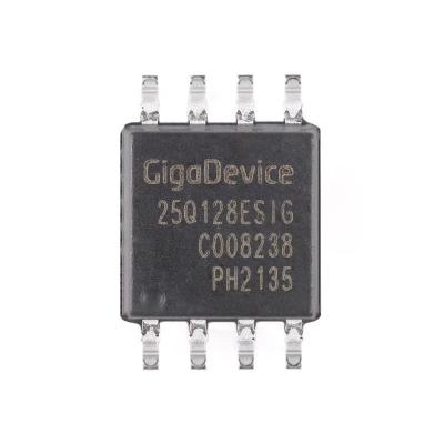 China Spi 128m Nor Flash 128mbit 16mx8 133mhz Sop-8 Memory Data Storage GD25Q128ESIGR for sale