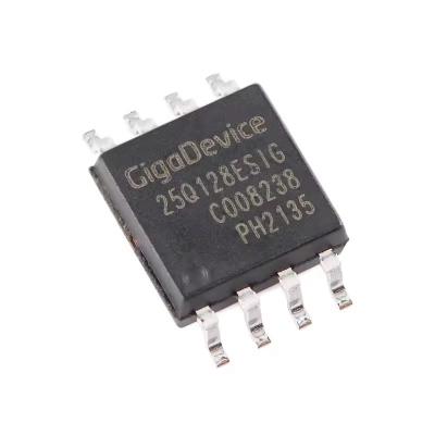 China Spi 128m Nor Flash 128mbit 16mx8 133mhz Sop-8 Memory Data Storage GD25Q128ESIGR for sale