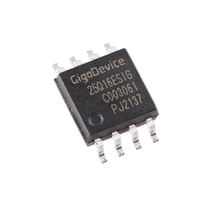 Close-up view of GD25Q16ESIGR chip
