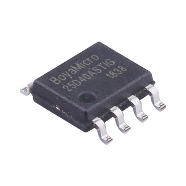 Close-up view of BY25D40ASTIG chip