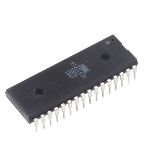 AT27C020-55PU EPROM chip side view