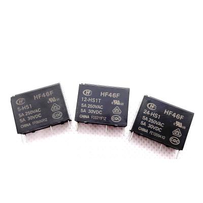 China 250VAC Ultra Small Medium Power Relay HF46F Series for sale