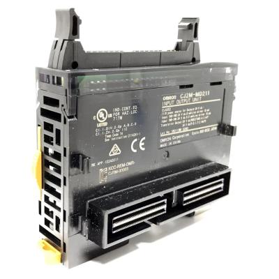 China 16 I/O PLC Programmable Logic Controllers CPU  2 Axis Pulse Plc Control System  CJ2M-MD211 for sale