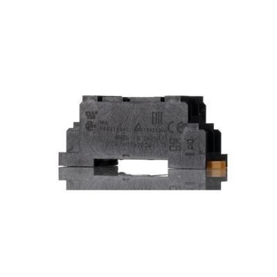 China PYFZ-08-E 2-Poles Relay Socket with Screw Termination and 10 A Current Rating for DIN Rail Mounting for sale