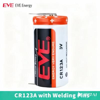 China CR123A 3V Lithium Manganese Dioxide Battery with 1.4AH Capacity, High Current Pulse Discharge, and Wide Operating Temperature Range (-40°C to +70°C) for sale