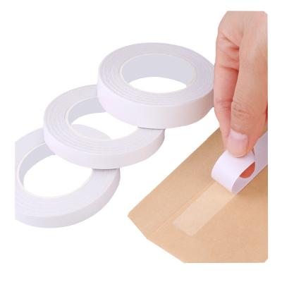 China 0,14 mm dubbelzijdige ambachtelijke weefselband acryllijm voor verpakking Te koop