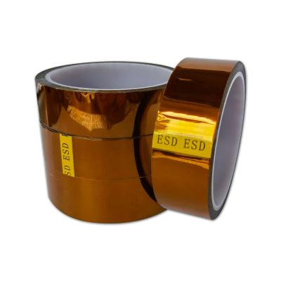 Cina Nastro Kapton antistatico adesivo in silicone con film in poliimmide ad alta temperatura in vendita