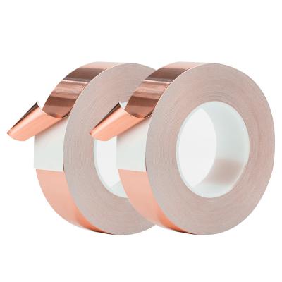 China High Purity Copper Foil Tape 50mm Foil Insulation Tape For Crafts for sale