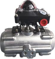 China bracket for APL-210N limit switch box connect with pneumatic actuator for sale