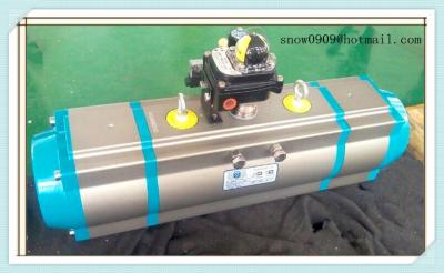 China areje os atuadores giratórios pneumáticos do quarto de volta da cremalheira e do pinhão do torque DA/SR para válvulas de bola das válvulas de borboleta à venda