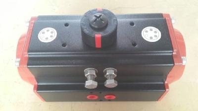 China ventile el control neumático de los actuadores de la cuarto-vuelta de estante y del piñón del esfuerzo de torsión para la válvula en venta