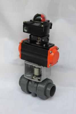 China double action or single action pneumatic actuators control  ball valves for sale