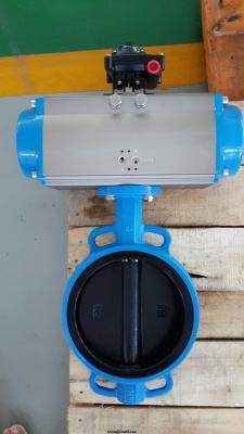 China Actuadores neumáticos del estante y del piñón para las vávulas de bola de la mariposa Valves.And en venta