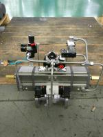 China 180 degree three position pneumatic actuator for valve for sale
